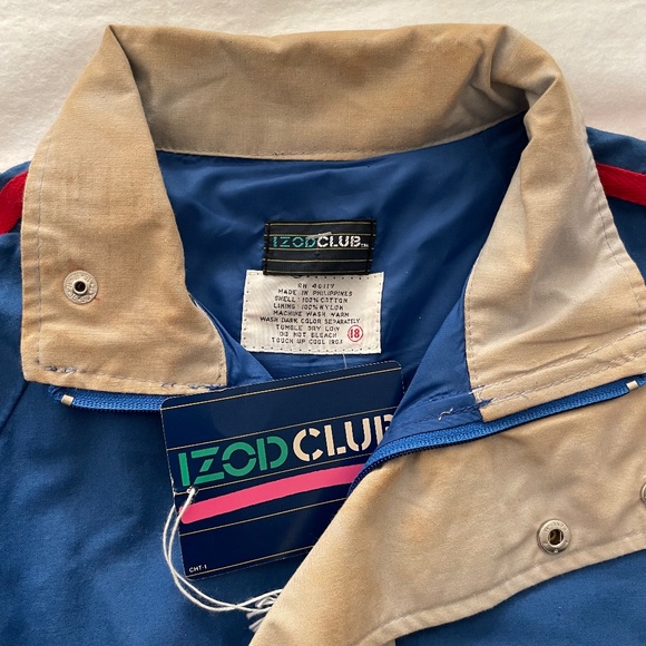 Izod Club | Jackets & Coats | Rare Vintage Retro 8s Izod Club Youth ...
